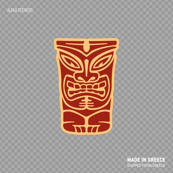 Decal Sticker Ancient Tiki Beach Demon Holiday Kukulkan - Etsy
