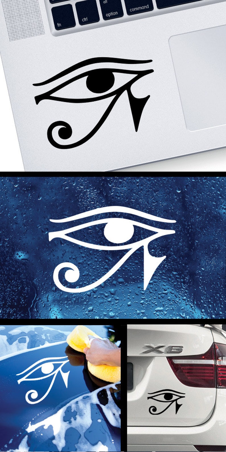 Decal Sticker The Eye Of Horus Ancient Egyptian Symbol Protection Royal