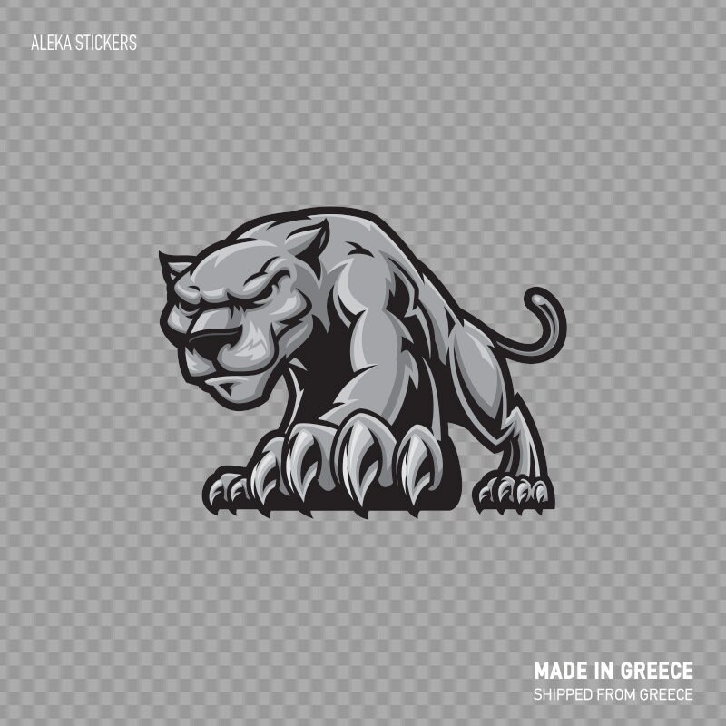 Decal Sticker Puma Panther Big Cat Felidae King Male Strong Panthera ...