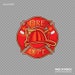 Decal Sticker Fire Department Sign Fire Protection District, Fire ...