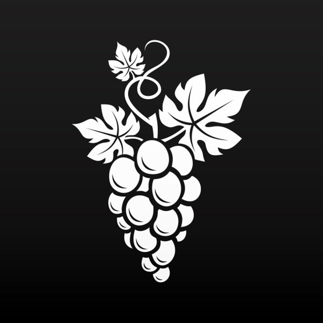 Decal Sticker Wine Grapes Delicious Dinner Food Fruit Tasteful Shop ...