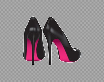 High Heel Sticker | Etsy