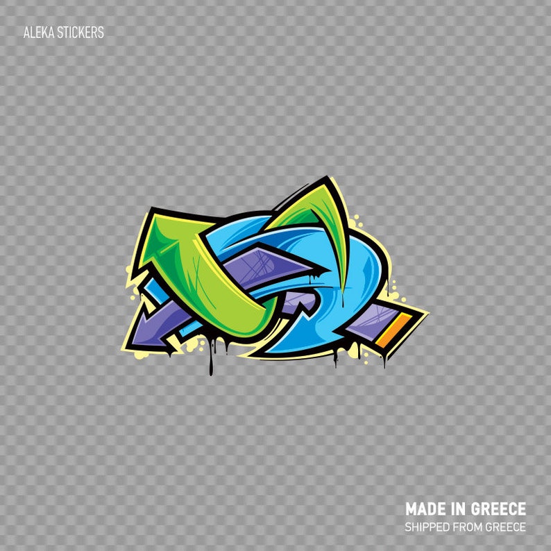 Decal Sticker Graffiti Arrows Street Art Urban Decoration Painting Top ...