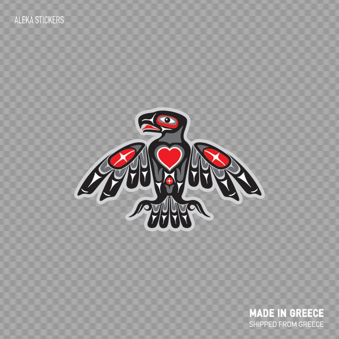 Decal Sticker Aguila Azteca ( Aztec Eagle) Traditional Art W9643 - Etsy