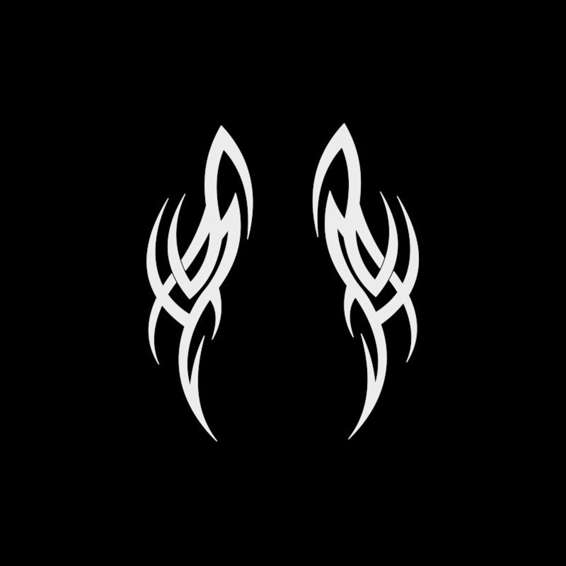 Decal Sticker Tribal Racing Design Flamed Helmet Motorcycle - Etsy