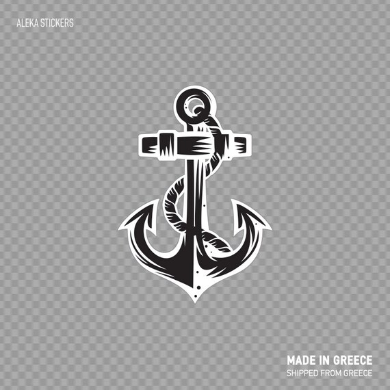 Decal Sticker Anchor Nany Sailing Yacht Sailor Sea Ship | Etsy