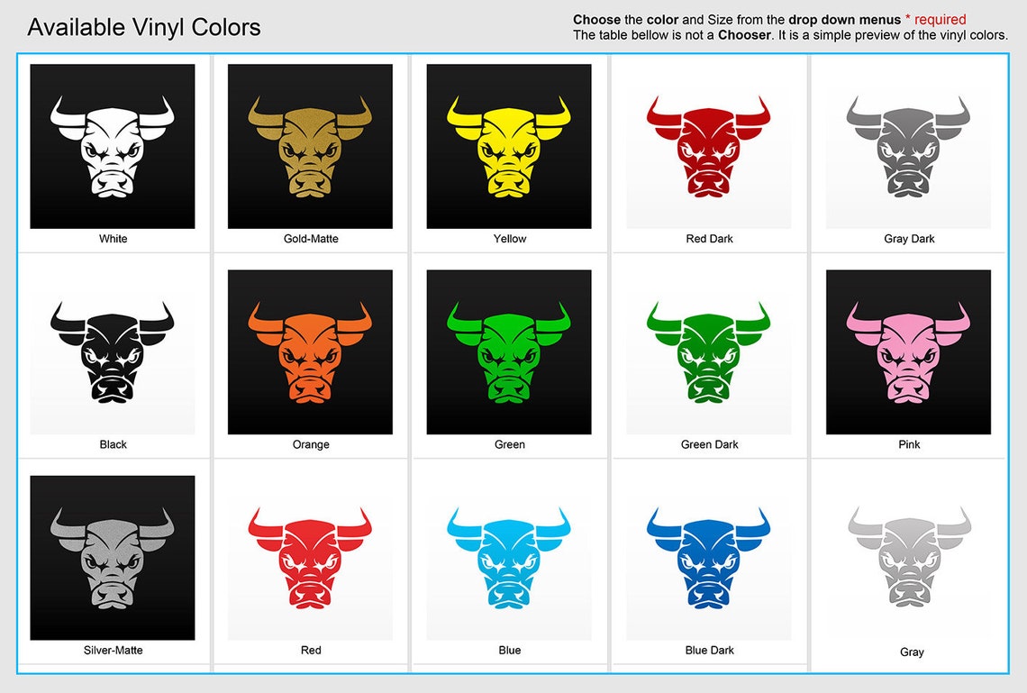 Decal Sticker Bull Head Brutal Farm Attack Fear Roaring Terror Top ...