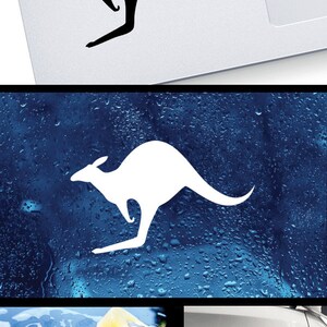 Decal Sticker Kangaroo Figure Australia Animal Nature Travel Top ...