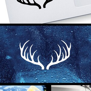 Decal Sticker Deer Horns Antler Hunter Decorative W8628 - Etsy