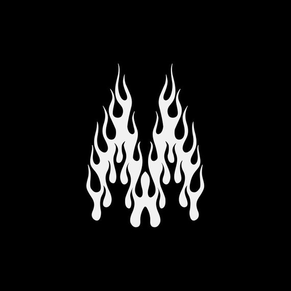 Decal Sticker Vinyl Flames Car Decoration Easy Rider Flamed - Etsy