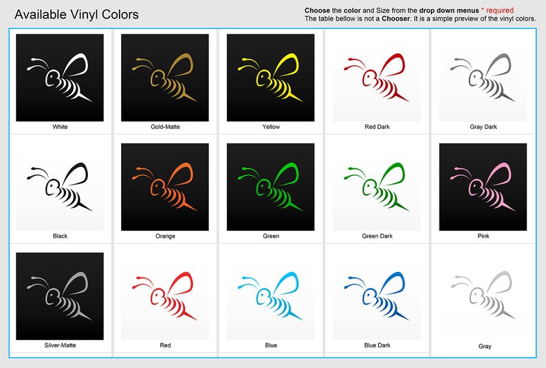 Decal Sticker Bee Hornet Wasp Insect Honey Store Decoration - Etsy