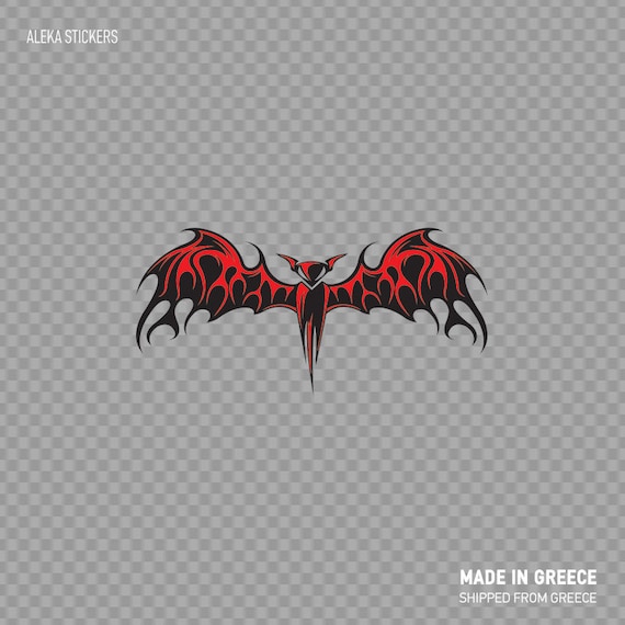 Decal Sticker Dracula Vampire Bat Monster Night Creature Top | Etsy