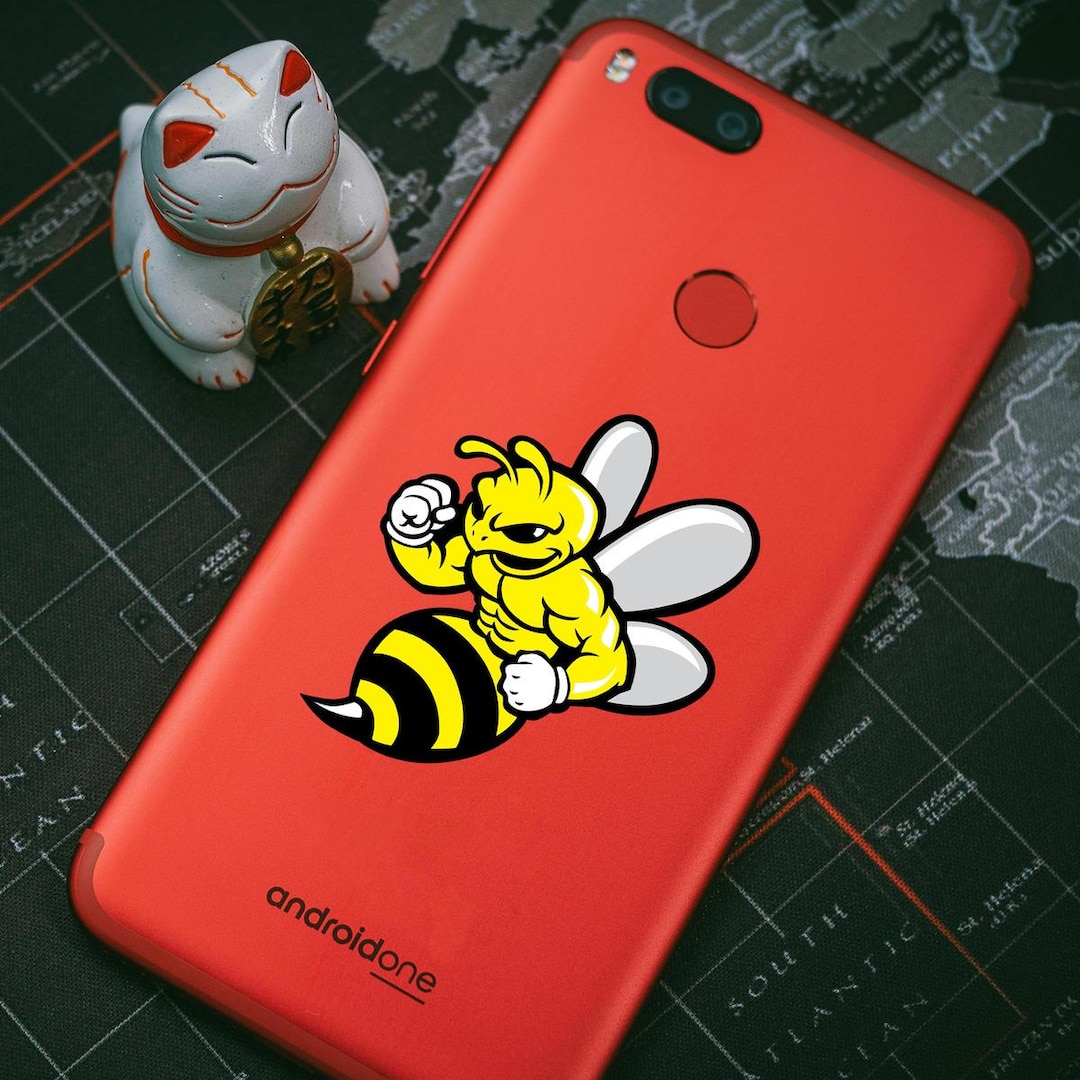 Muscle Bee, Bee Sticker, Vinyl Decal, Cartoon, Sports Sticker, Car ...