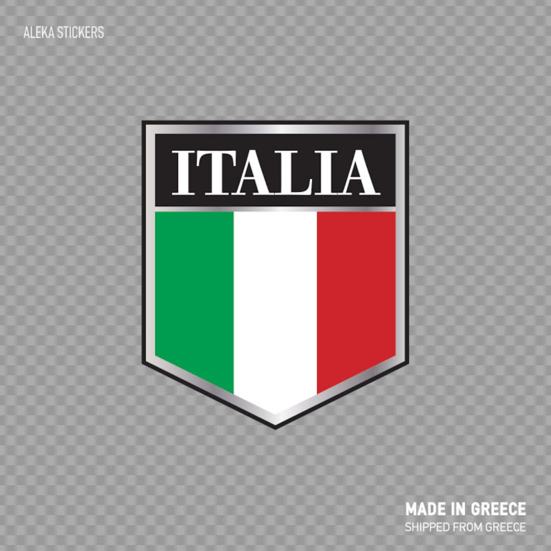 Decal Sticker Italy Italian Flag Racing Car Vehicle Helmet Racing ZKX57 ...