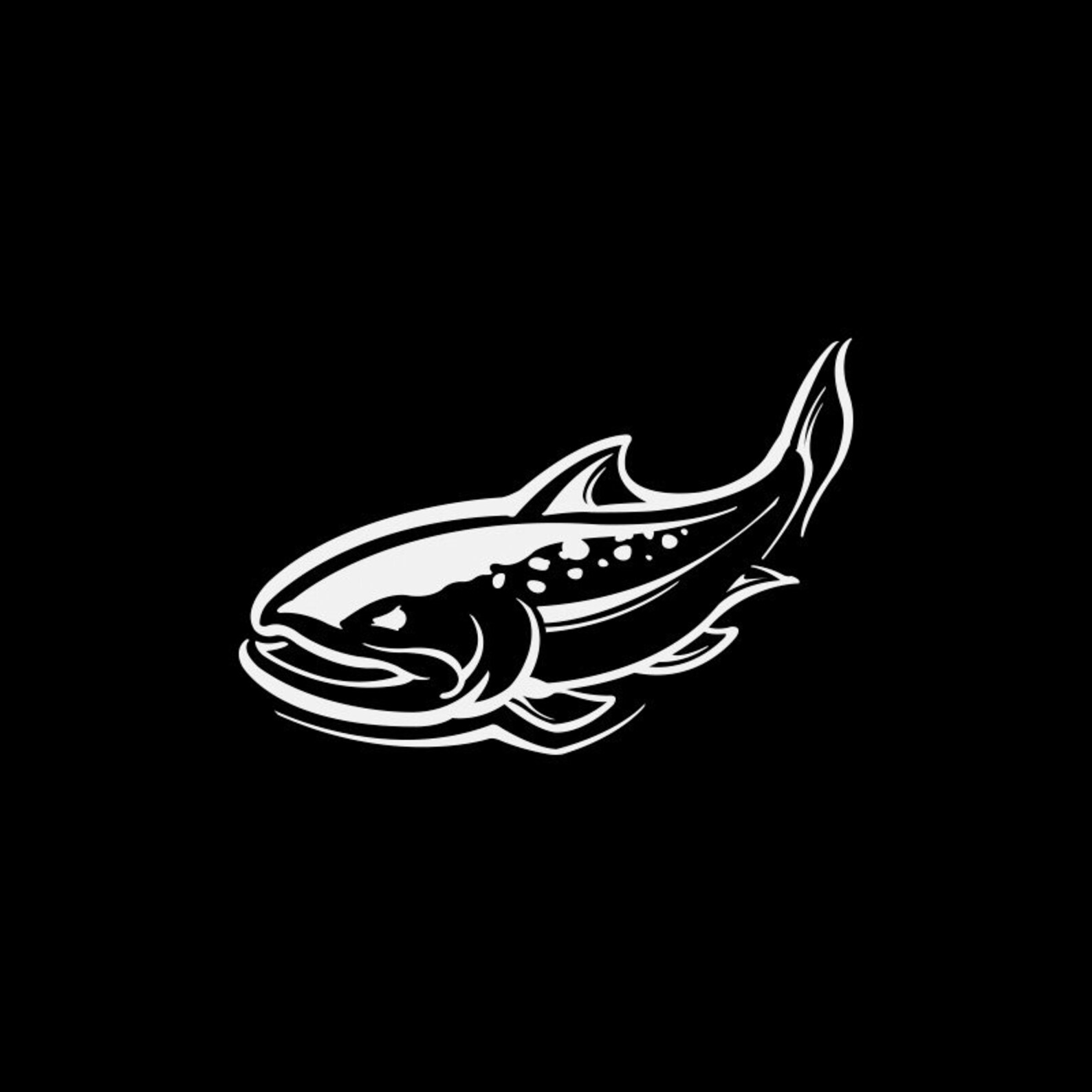 Decal Sticker River Fishing Trout Boat Decoration Bait the Hook Fishing ...
