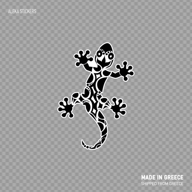 Decal Sticker Gecko Lizard Tribal Jet Ski Decoration Reptile Top ...