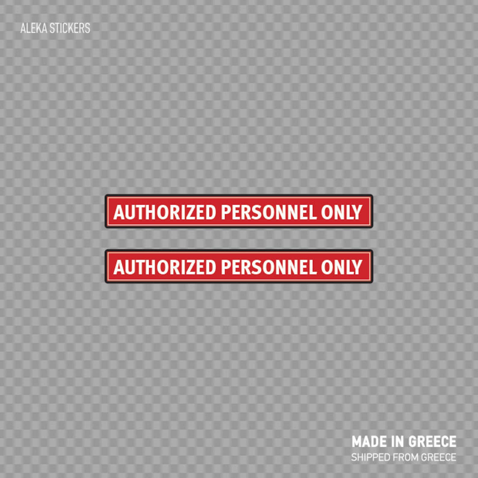 Decal Sticker Authorized Personnel Only Information Security | Etsy