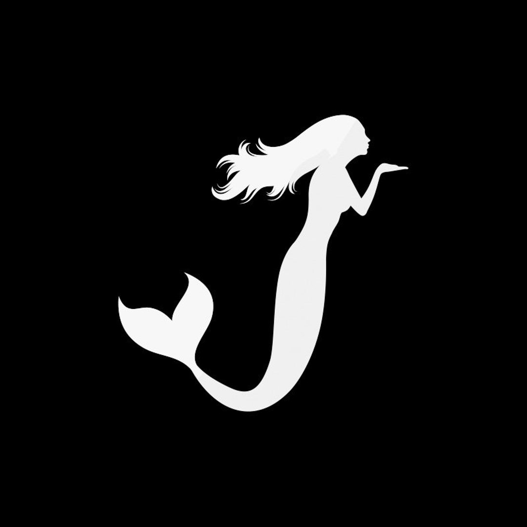Decal Sticker Mermaid Boat Decoration Fisherman Fairy Tale Fantasy ...