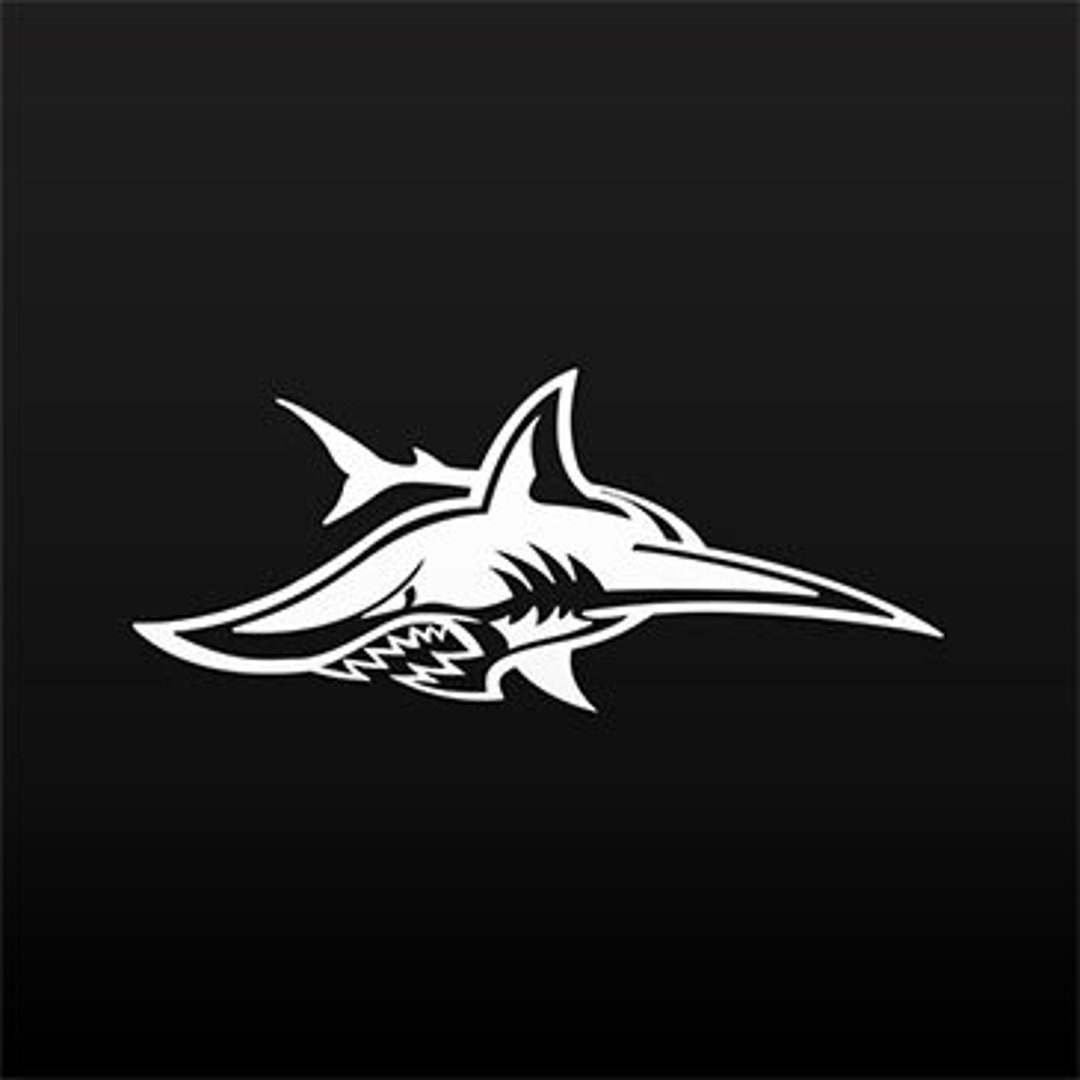 Decal Sticker Shark Attack Scuba Top Quality Vinyl Free-diving ...