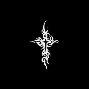 Decal Sticker Heavy Metal Rock Cross Crucifixion XRS35 - Etsy