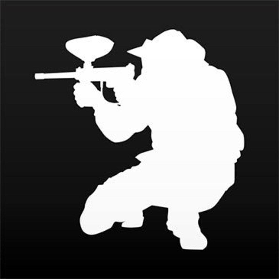 Decal Sticker Paintballer Shooting Equipment Markers Gun Paintball ...