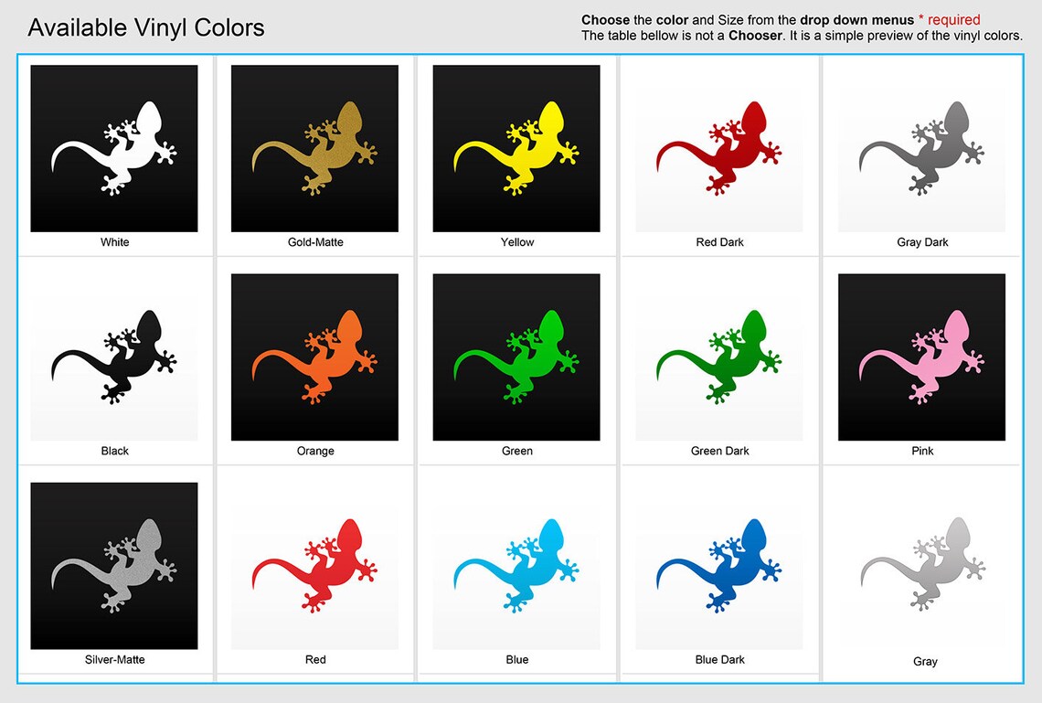 Decal Sticker Lizard Tattoo Style Exotic Feng Shui Reptile W9X2X - Etsy