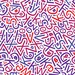 Mosaic Typography Letters Composition for Textile Prints or Poster ...