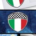 Decal Sticker Italy Italian Flag Racing Helmet Top Quality Vinyl Moto ...