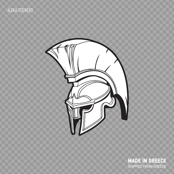 Simple Roman Helmet Drawing