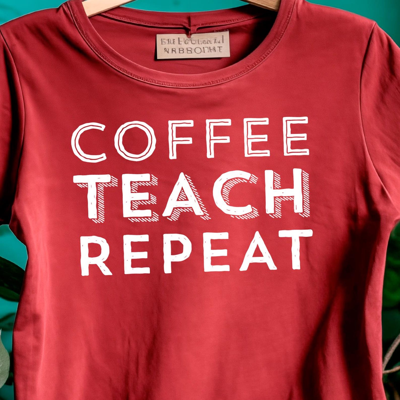 Coffee Teach Repeat Svg Cut Files, Teacher Gifts, Teacher Quotes, Gift ...