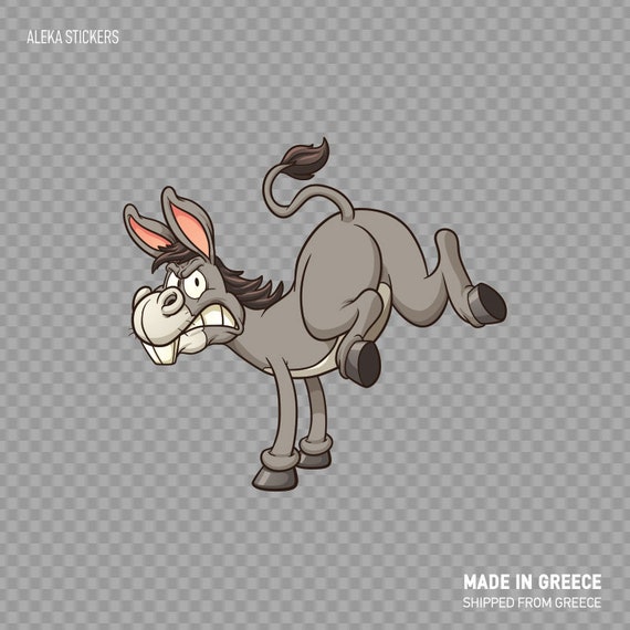 Mad Donkey Cartoon