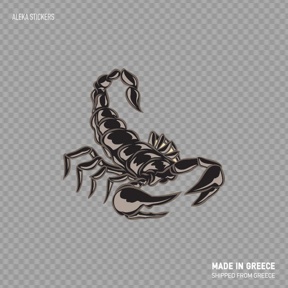 Decal Sticker Scorpion Detailed Car Decoration Helmet | Etsy