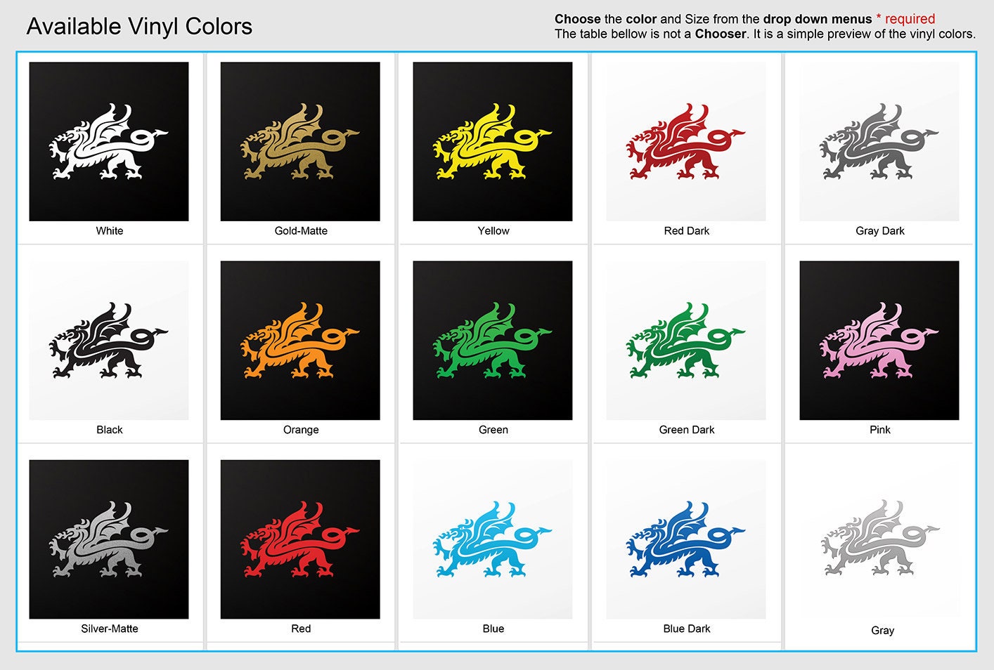 Decal Sticker Welsh Dragon Legendary Creature Winged Horned | Etsy