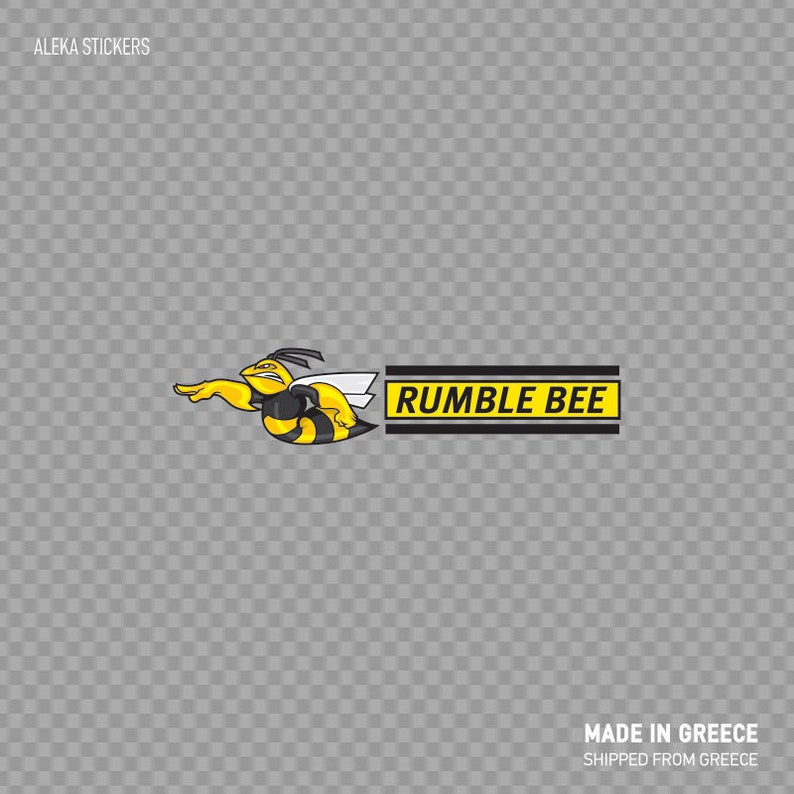 Decal Sticker Rumble Bee Aggressive Honey Insect Racing Speed - Etsy