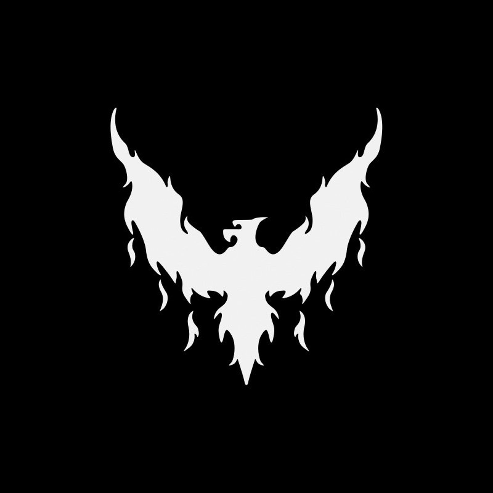 Decal Sticker Eagle Phoenix Rising Phœnix Fenix Cyclically Regenerated ...