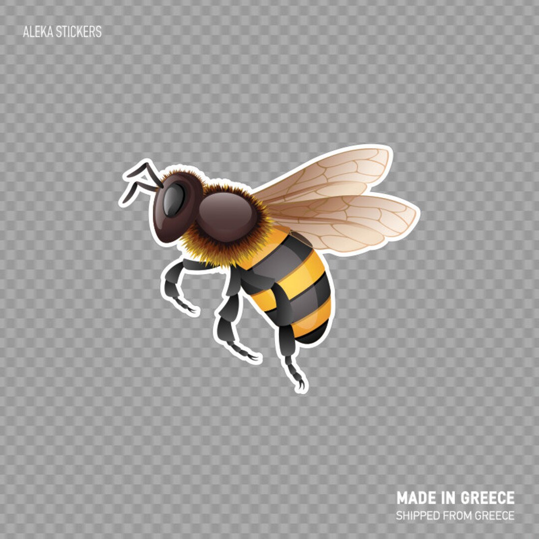 Decal Sticker Bee Wasp Hornet Illustration Illustration Honey Top ...