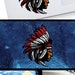 Decal Sticker Indian American Chief Warrior Leader Navajo Apache ...