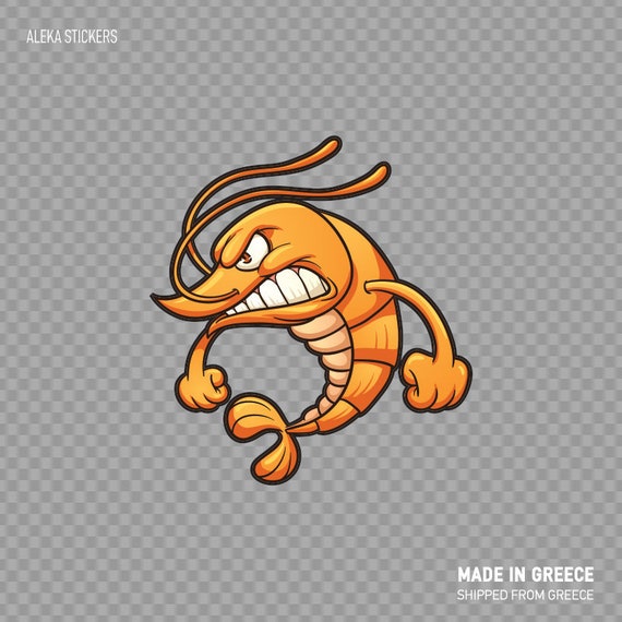 Angry Shrimp Cartoon