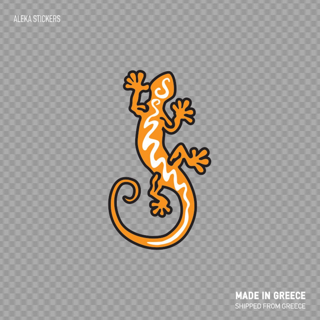 Decal Sticker Lizard Gecko Reptile Top Quality Vinyl Tribal Art XX556 ...