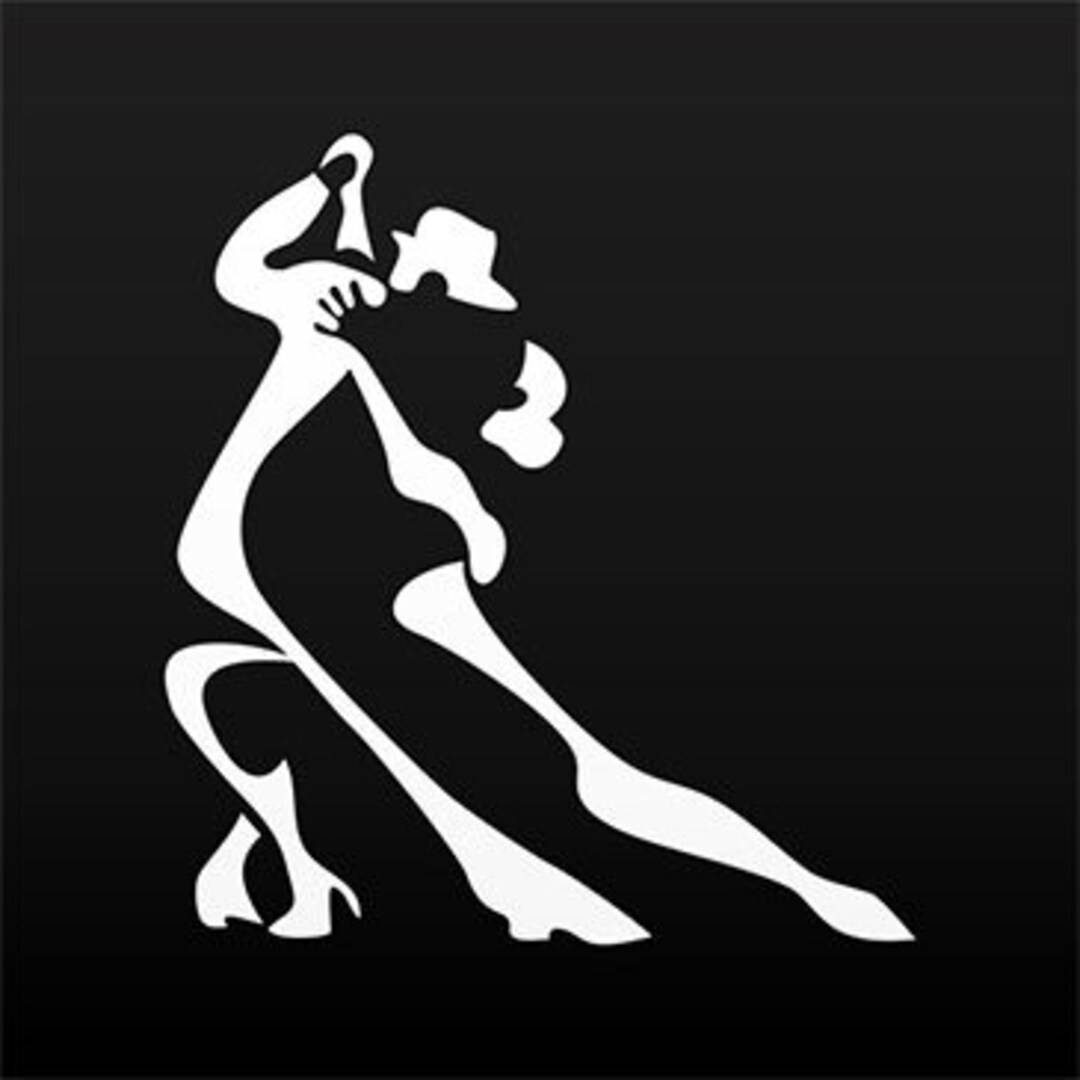 Decal Sticker Tango Dancers Contest Dance Leisure Practice Training ...