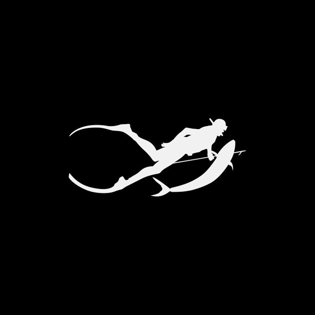 Decal Sticker Scuba Diver Diving Ocean Snorkelling Underwater Sports ...