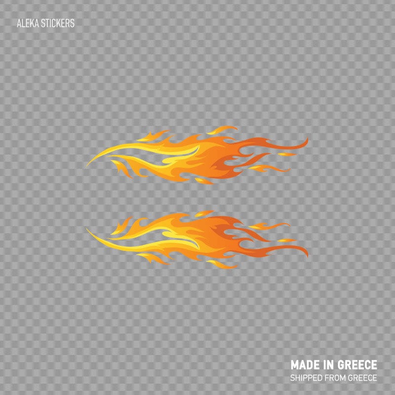 Flame Decals - Etsy