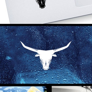 Decal Sticker Bull Head Brutal Horned Fear Wild Speed Racing W9267 - Etsy