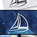 Decal Sticker Sailing Boat Adventure Open Sea Yacht Sea Sports ...