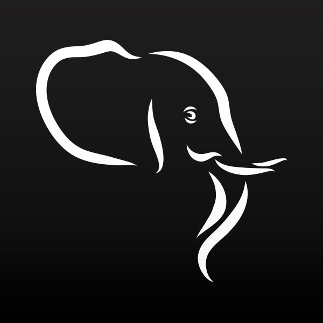 Decal Sticker Elephant Head Africa Asia Feng Shui Power Strength ...