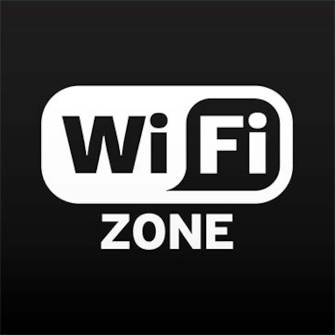 Decal Sticker Wifi Zone Internet Web Communication Wi-fi Wireless Local ...