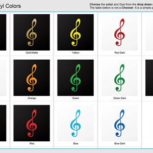 Decal Sticker Music Note Bass Clef Music Dj Musical Instruments Musical ...