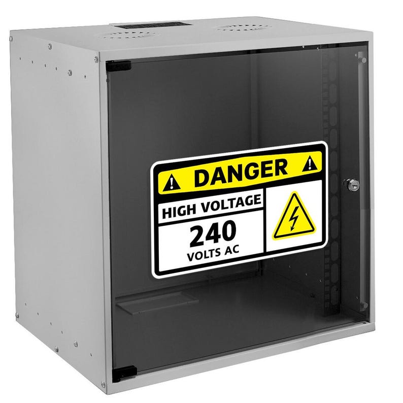 Buy Decal Sticker Danger High Voltage 240 Volts Ac Safety Sign ...