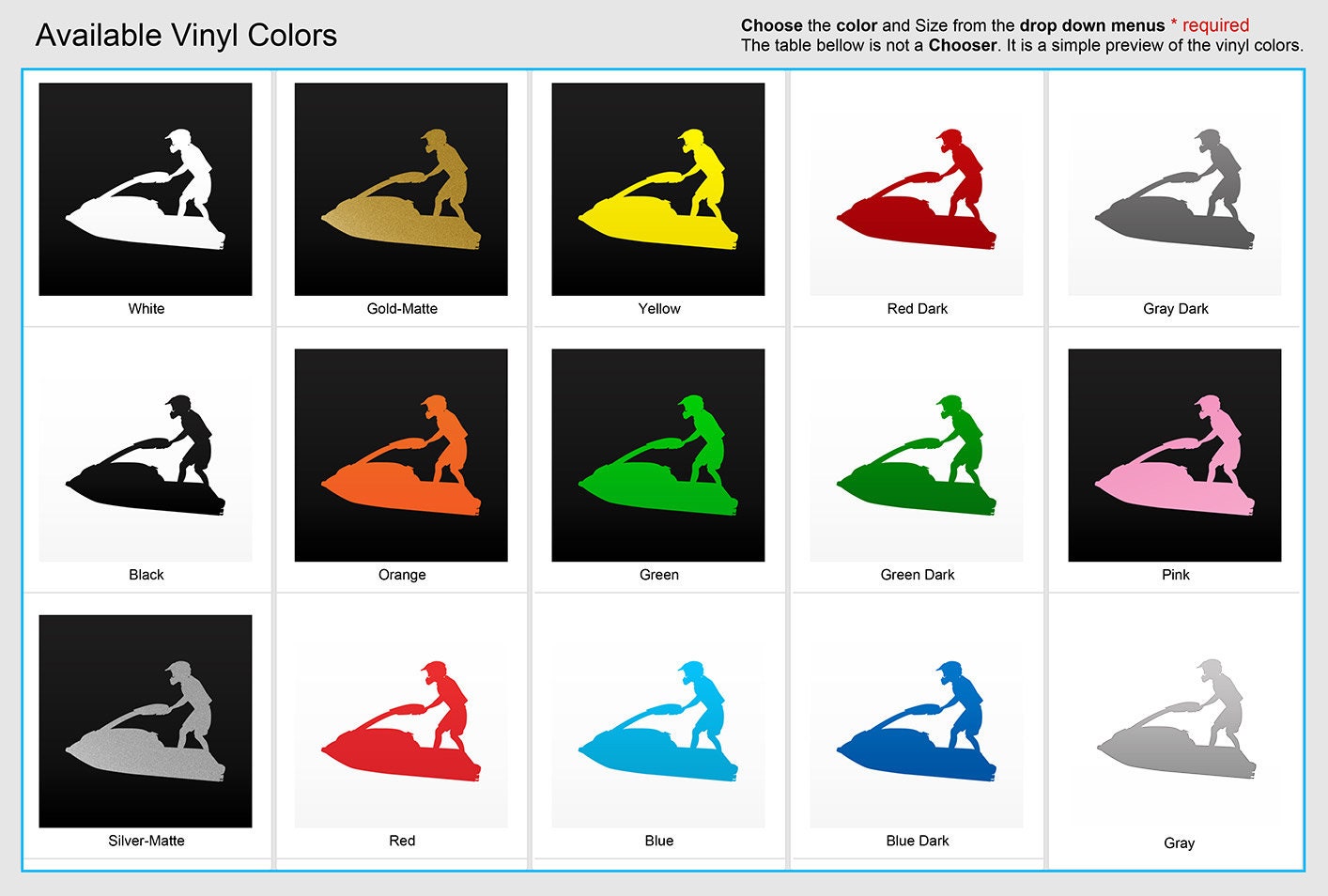 Decal Sticker Jet Ski Figure Physical Condition Sports Waves Surf Beach ...