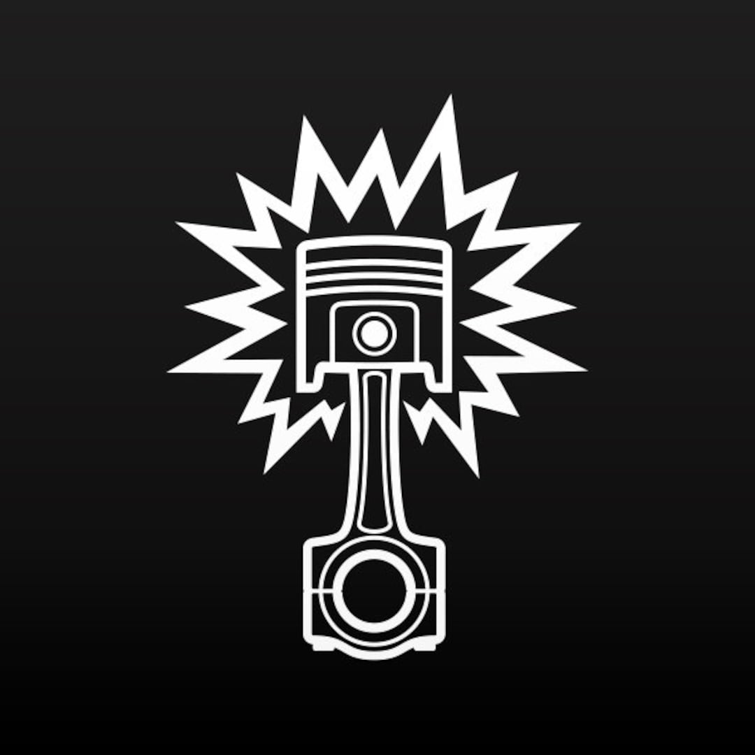 Decal Sticker Piston Spark Auto-moto Repair Gear Motorbike Mechanic ...
